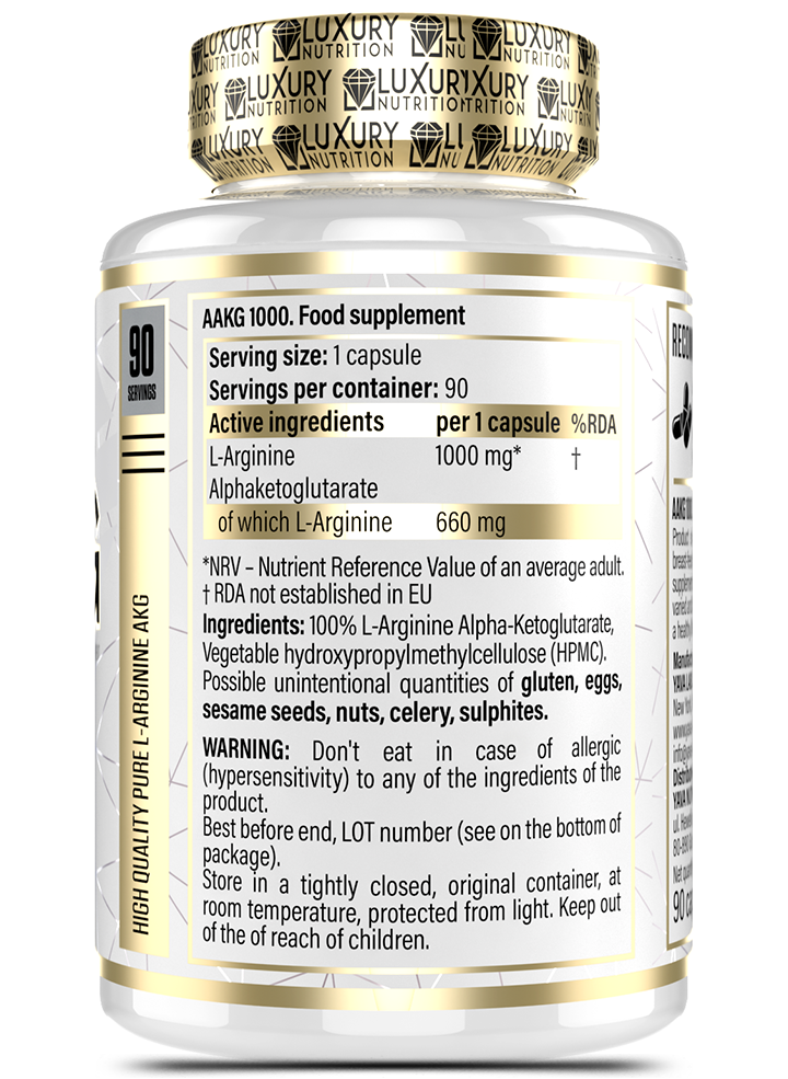 AAKG 1000 – Luxury Nutrition