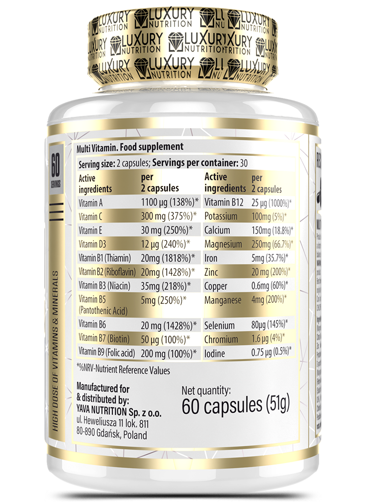 Multivitamin – Luxury Nutrition